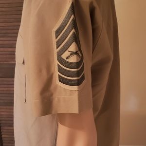 MILITARY CREIGHTON | Shirts | Usmc Master Sargent Shirt With Stripes ...
